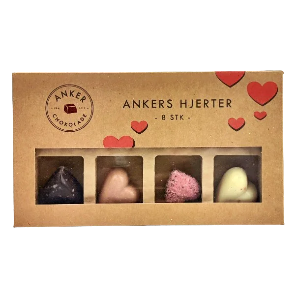 ANKER CHOKOLADE HJERTER - KVALITETSCHOKOLADE KØB ONLINE