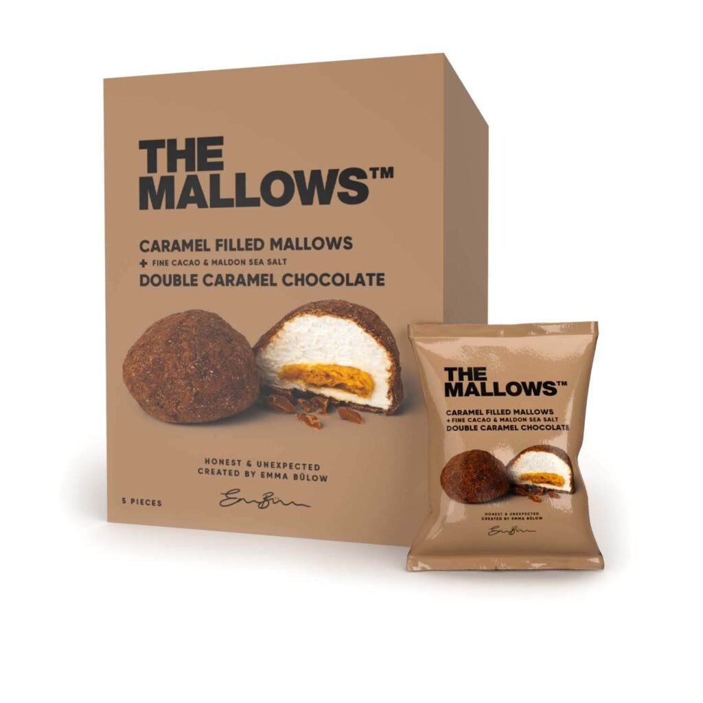 The Mallows Caramel filled mallows double caramel - Chokoart